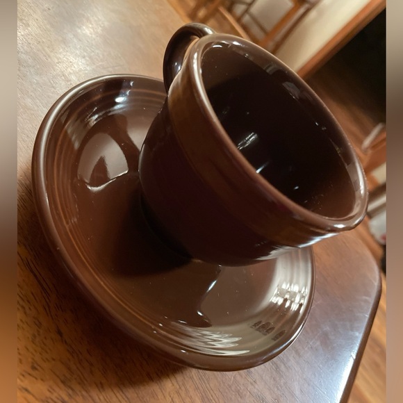 Fiestaware | Dining | Fiesta Ware Coffee Cup Homer Laughlin Chocolate ...